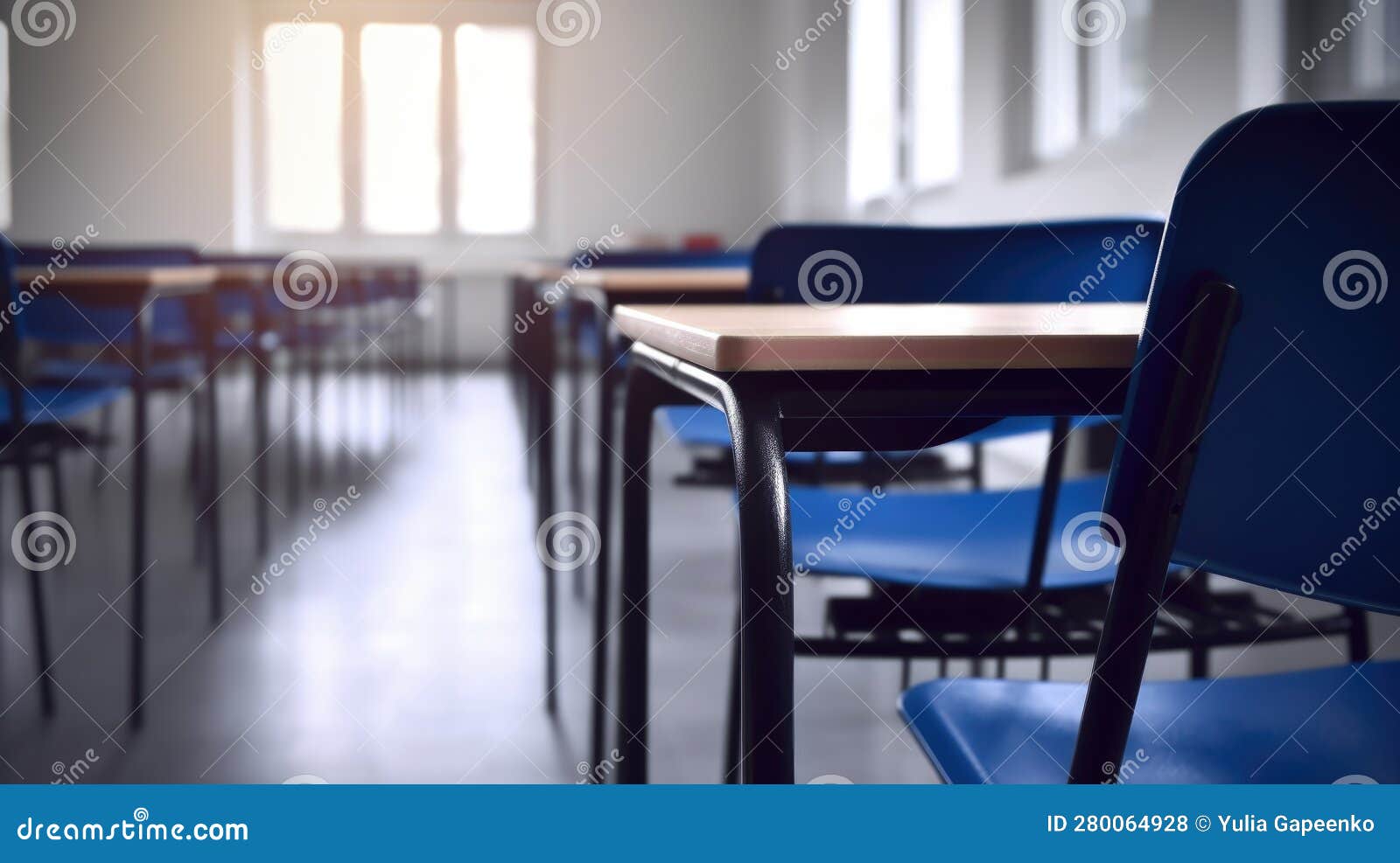 School Class Background. Illustration AI Generative Stock Illustration ...