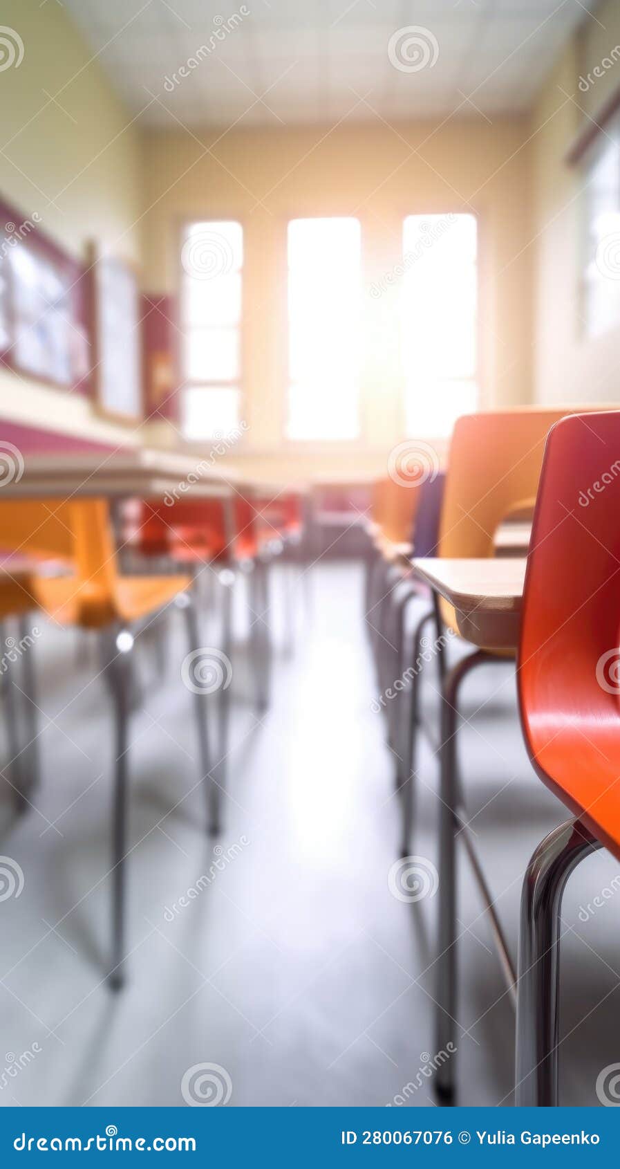 School Class Background. Illustration AI Generative Stock Illustration ...