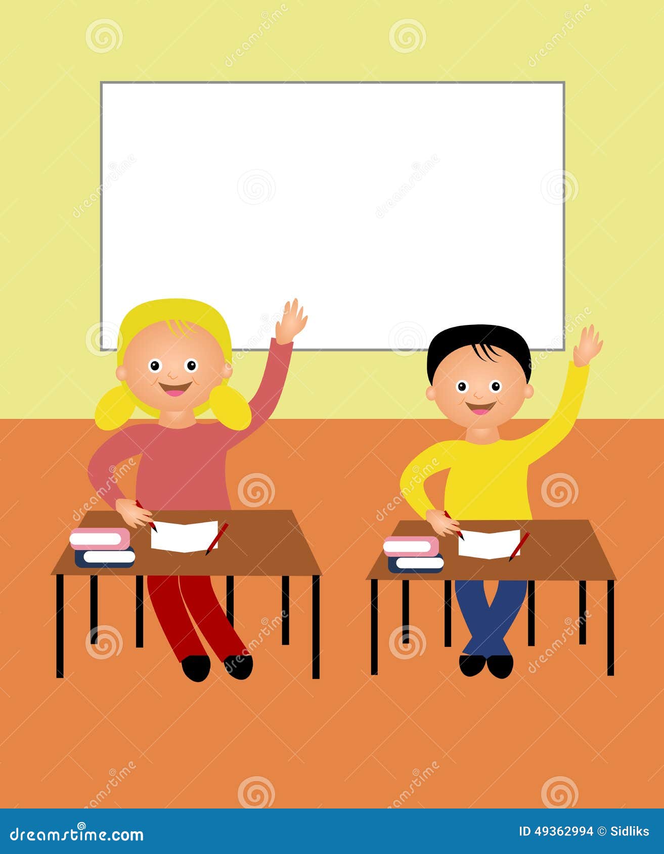 School Class stock illustration. Illustration of clever - 49362994