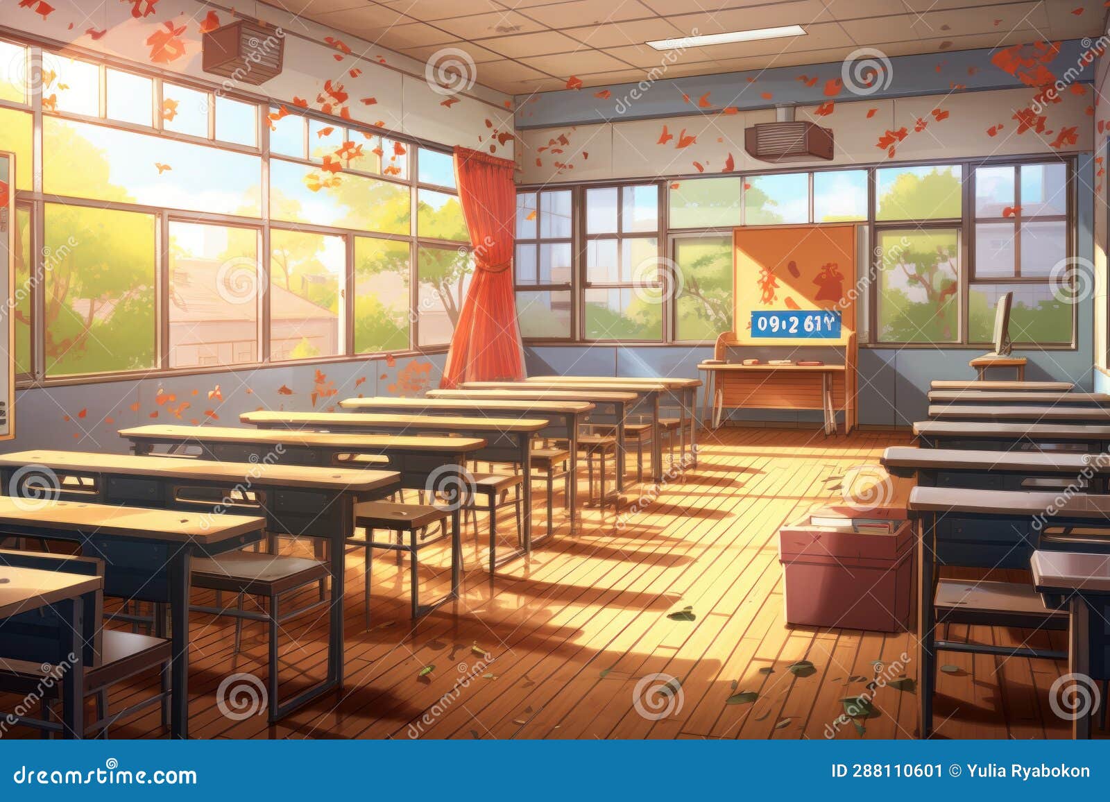 Anime School Classroom
