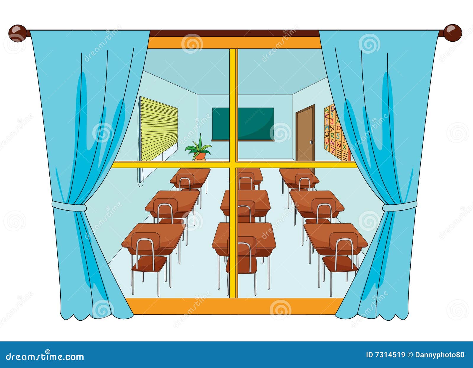 Classroom Window Clipart