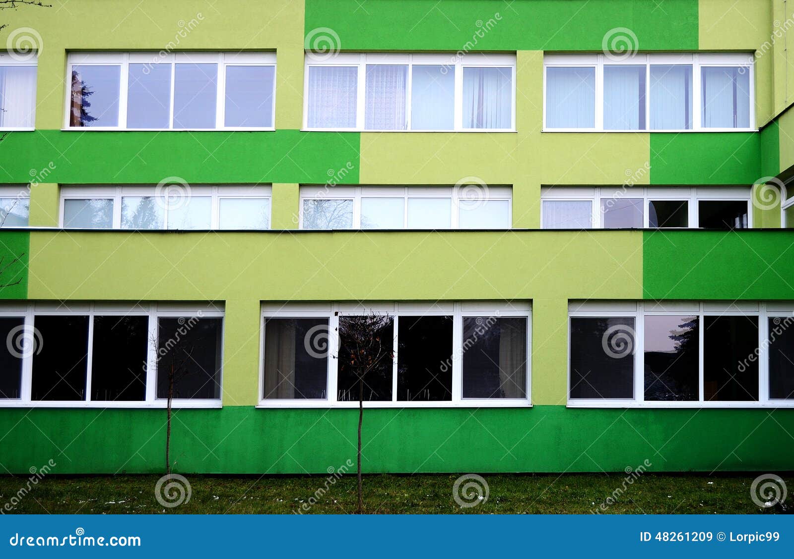 Green Colour Building