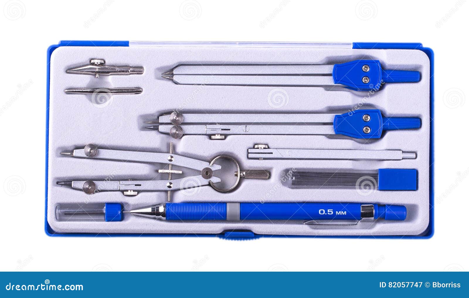 School Compasses Stationary Set Stock Image - Image of dividers ...