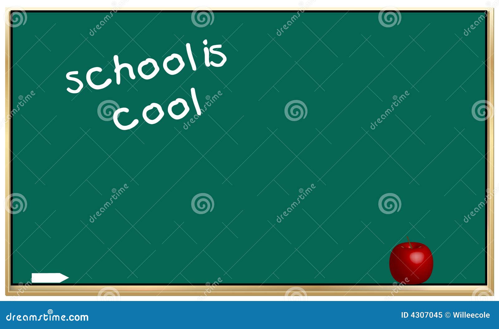 School is cool stock vector. Illustration of grade, copyspace - 4307045