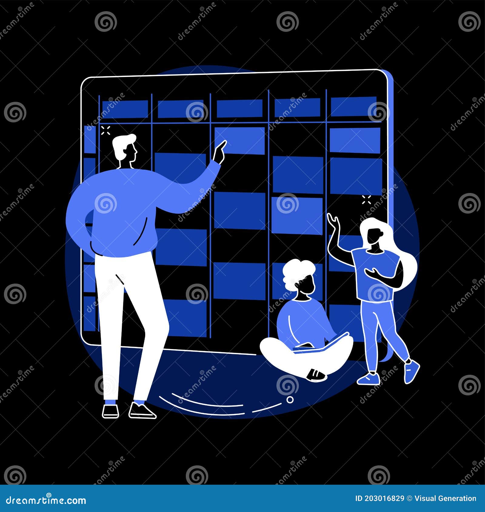 School Curriculum Abstract Concept Vector Illustration. Stock Vector ...