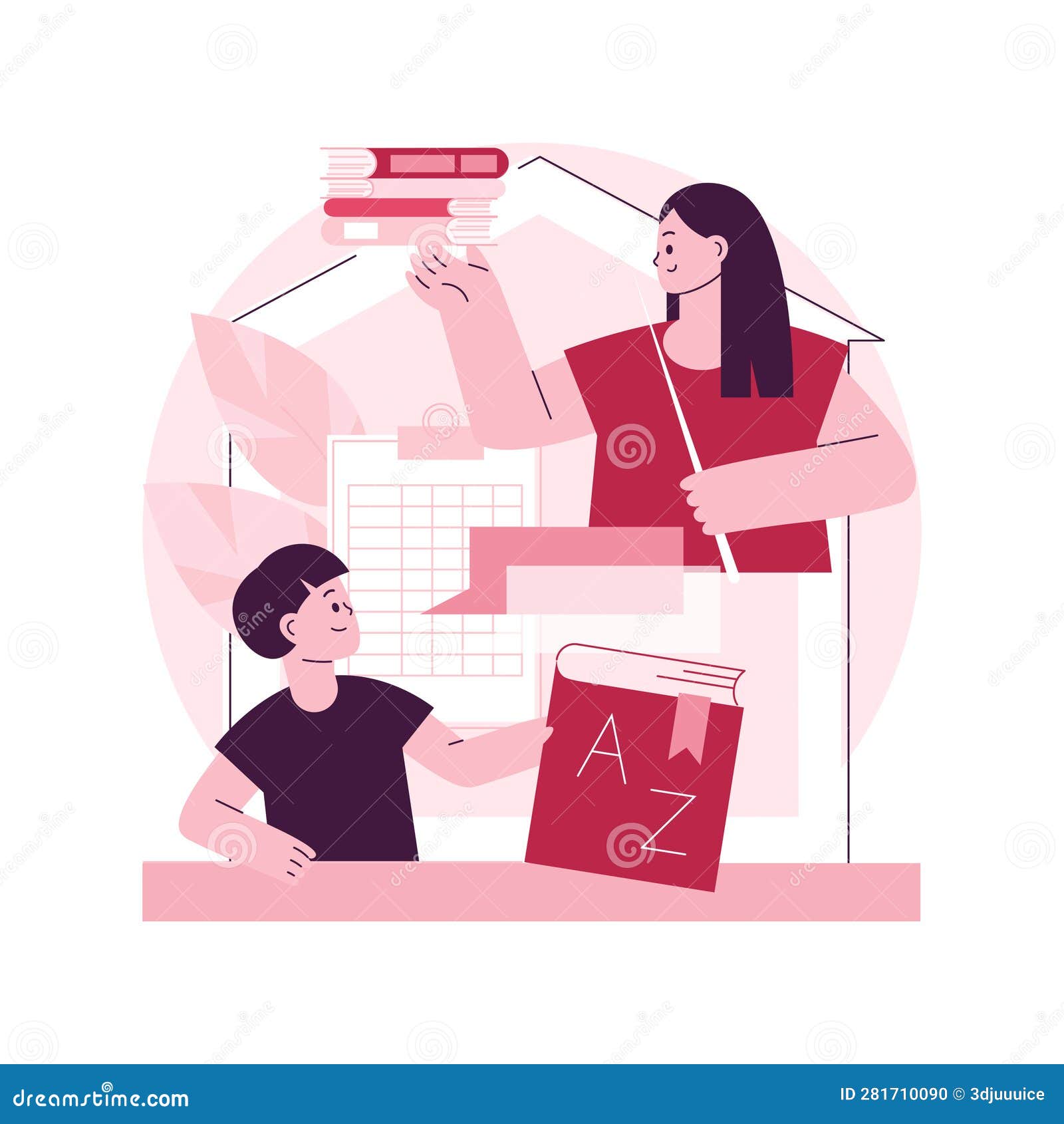 School Curriculum Abstract Concept Vector Illustration. Stock Vector ...