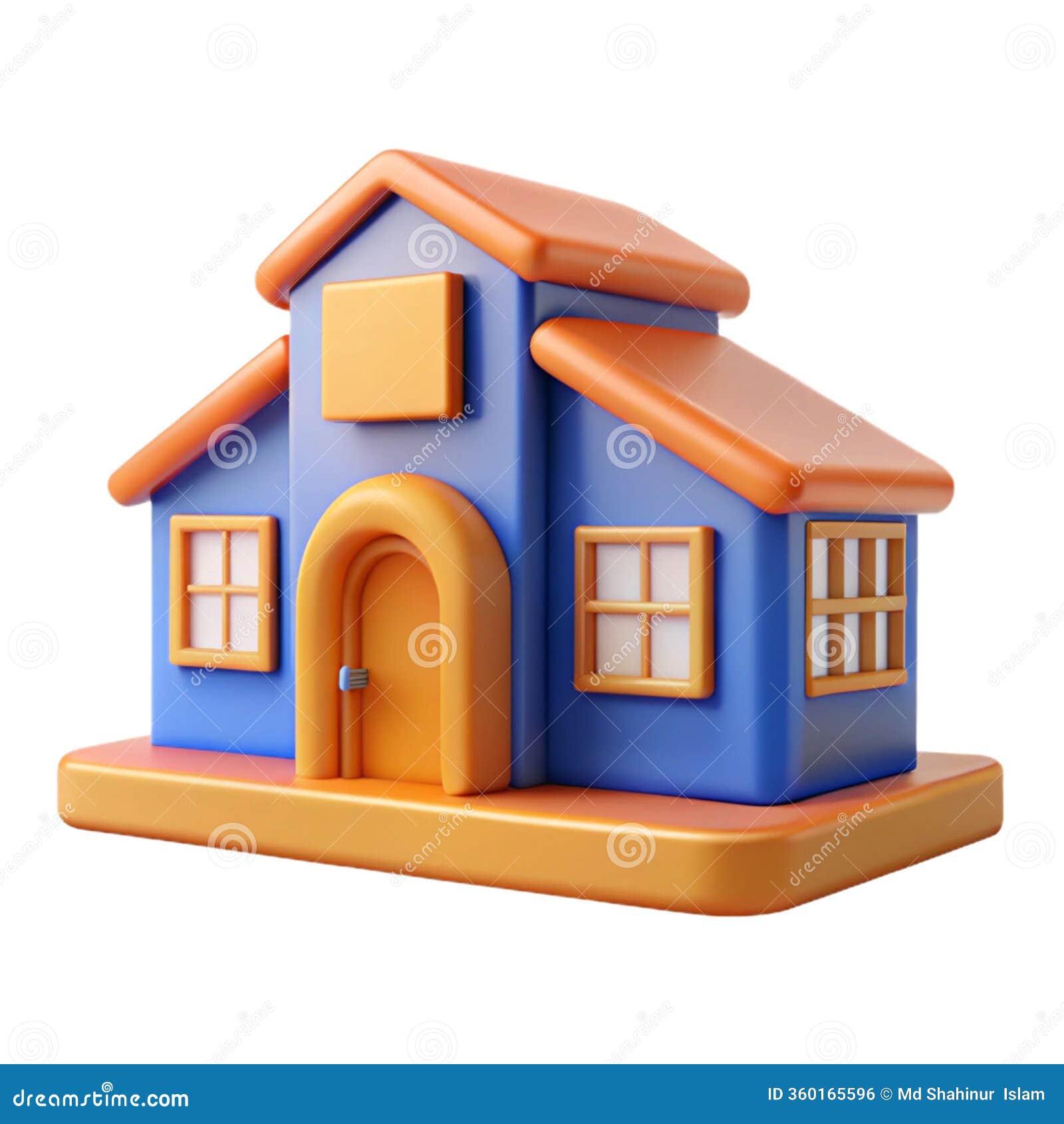 School 3D Icon stock illustration. Illustration of academic - 360165596