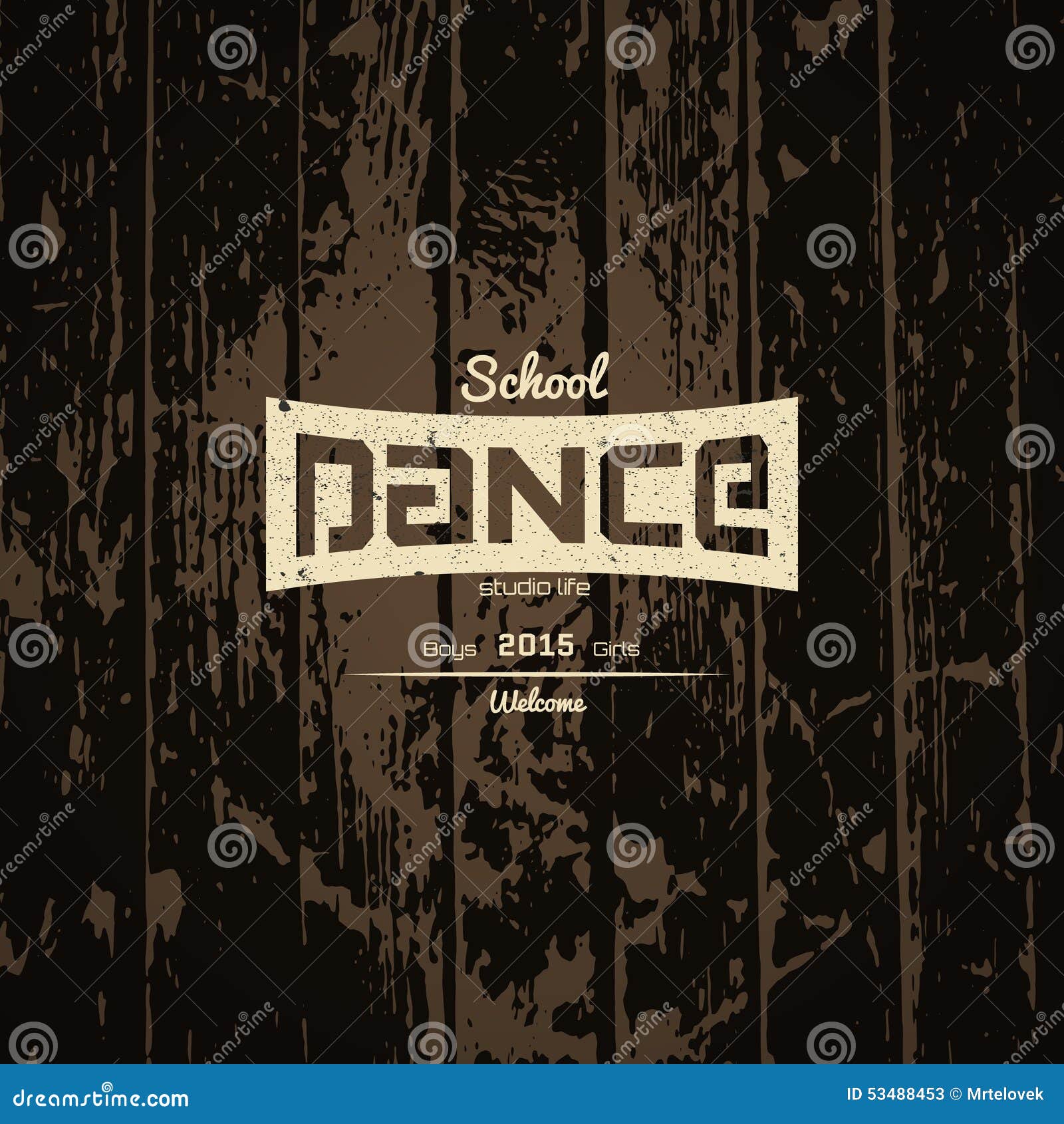 School of Dance Badges Logos and Labels for Any Use Stock Illustration ...