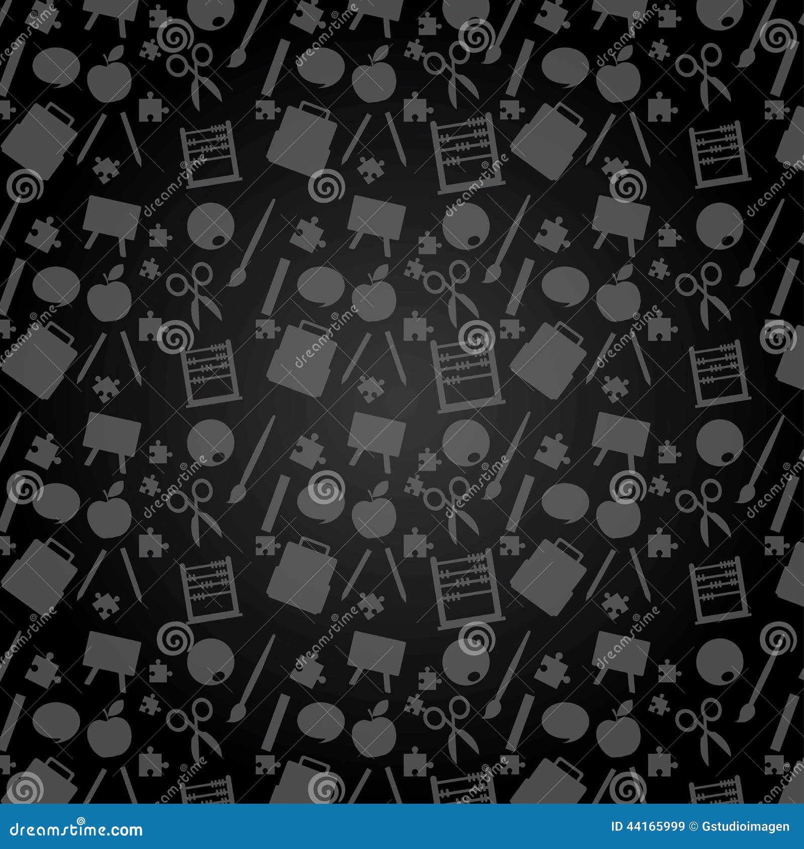 School design stock vector. Illustration of black, education - 44165999