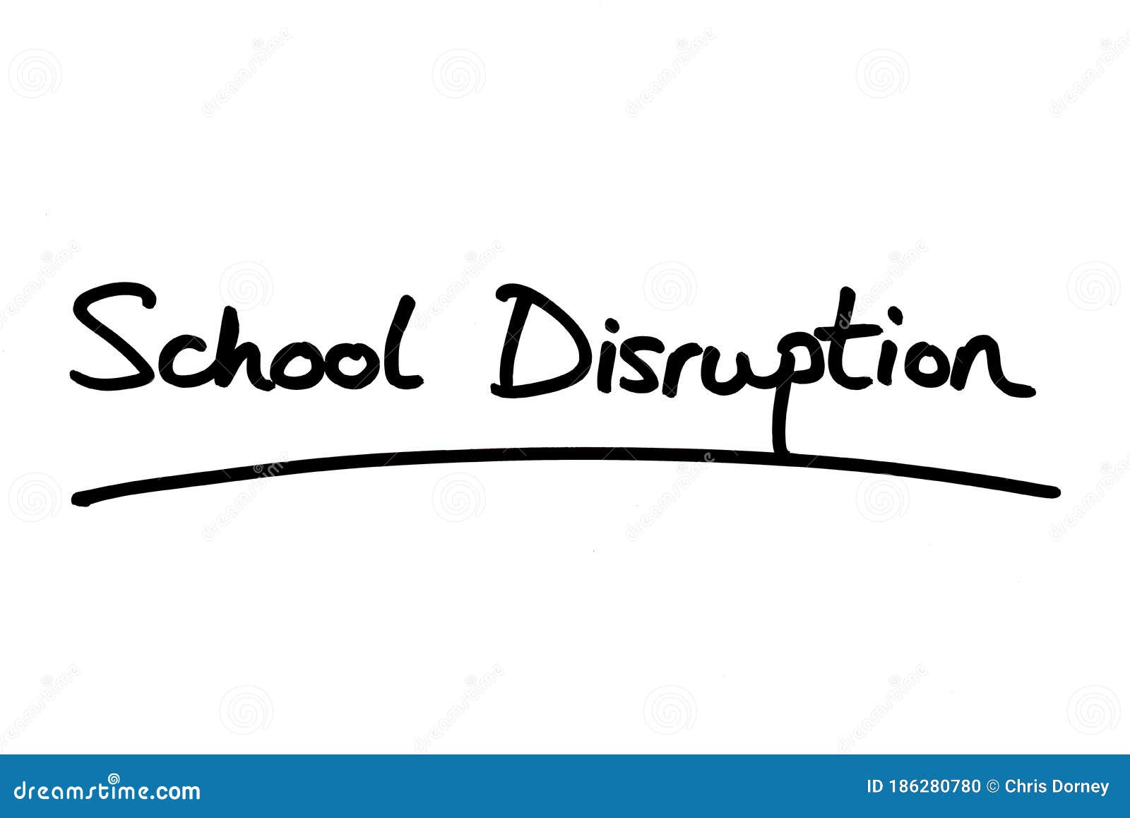 School Disruption stock illustration. Illustration of notice - 186280780