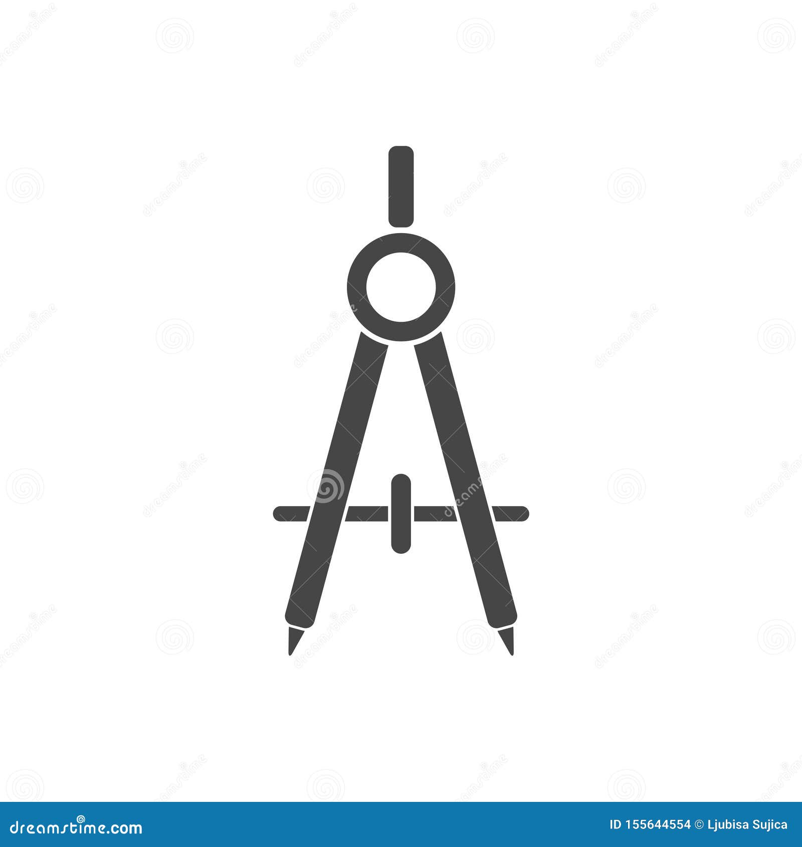 School Divider Icon Vector Illustration Stock Vector - Illustration of ...