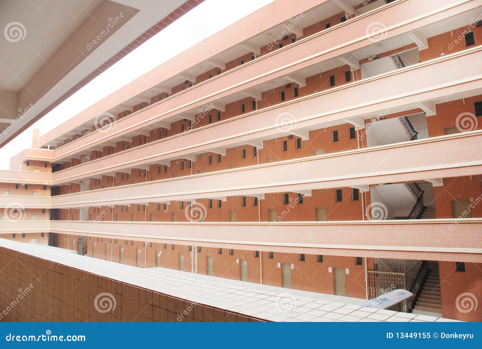 School dormitory building stock image. Image of house - 13449155