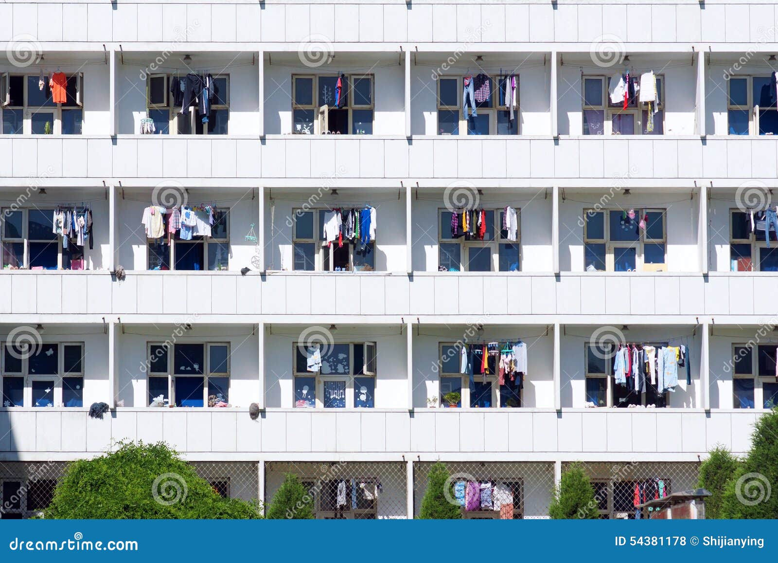 School Dormitory Building Royalty-Free Stock Photography ...