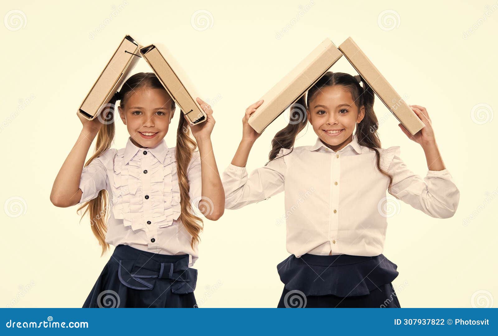 School Education for Girls Children Girls Ready for Lesson in Class ...