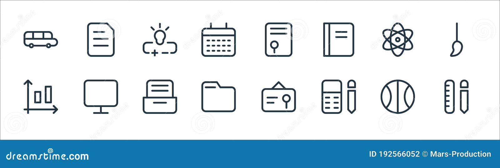 Linear Tax Calculate Icon From Business Outline Collection. Thin Line ...