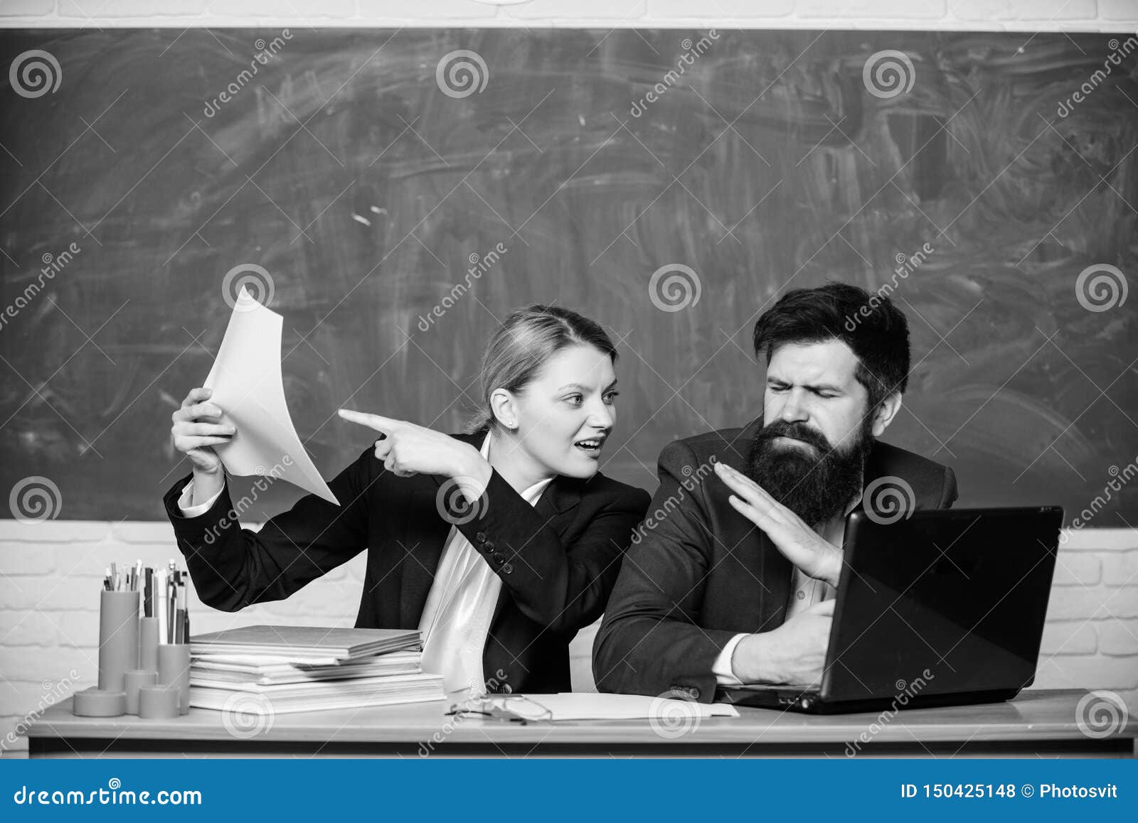 School Education. Prepare for School Lesson. Annual Report Stock Photo ...