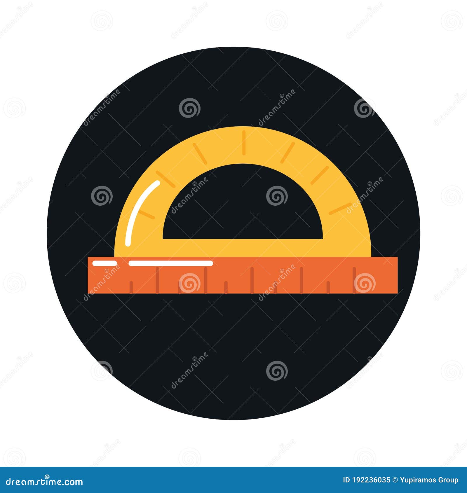 School Education Supply Geometric Protractor Measure Block and Flat ...