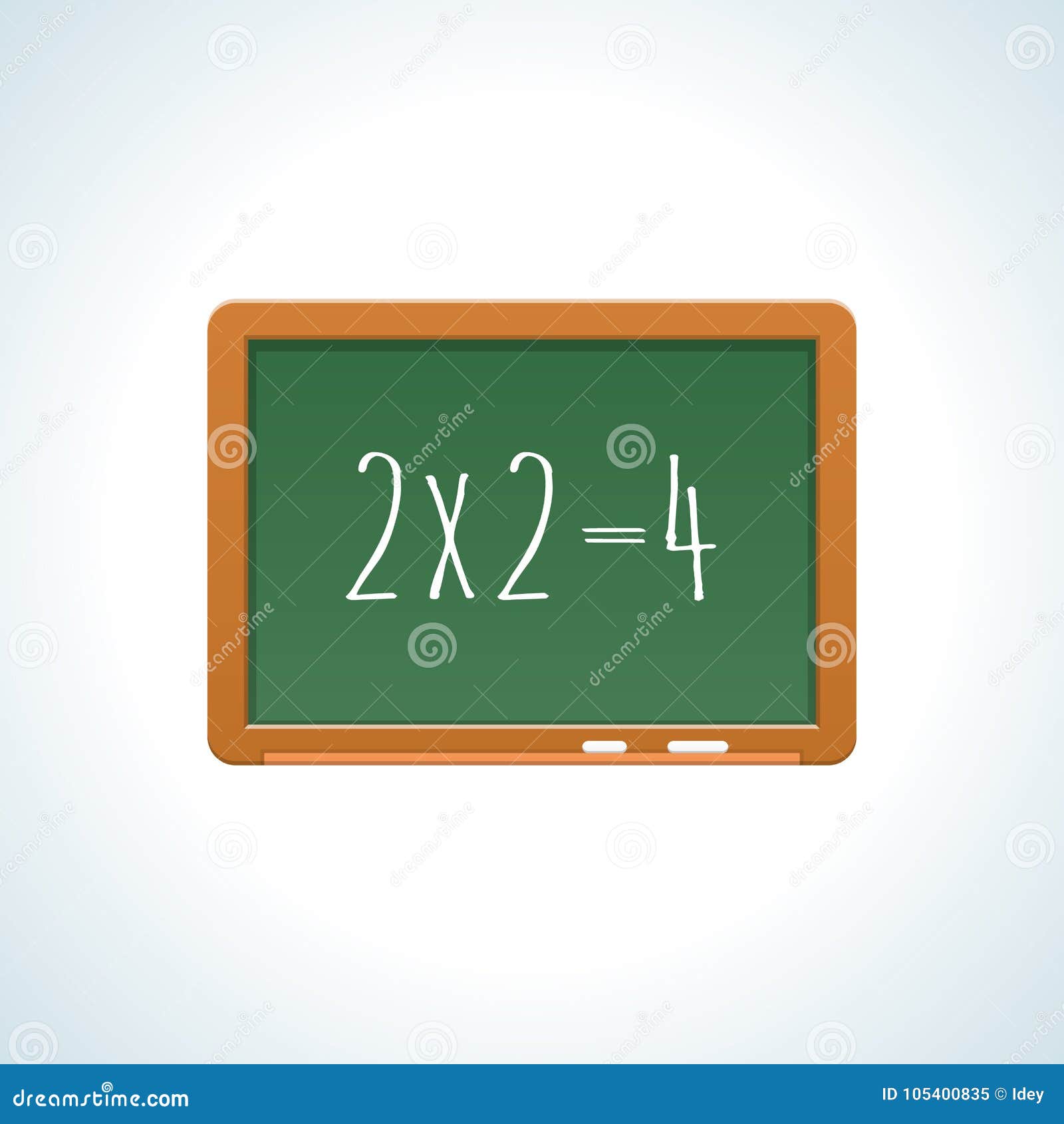 School Educational Green Board, a Lesson in Arithmetic, Mathematics ...