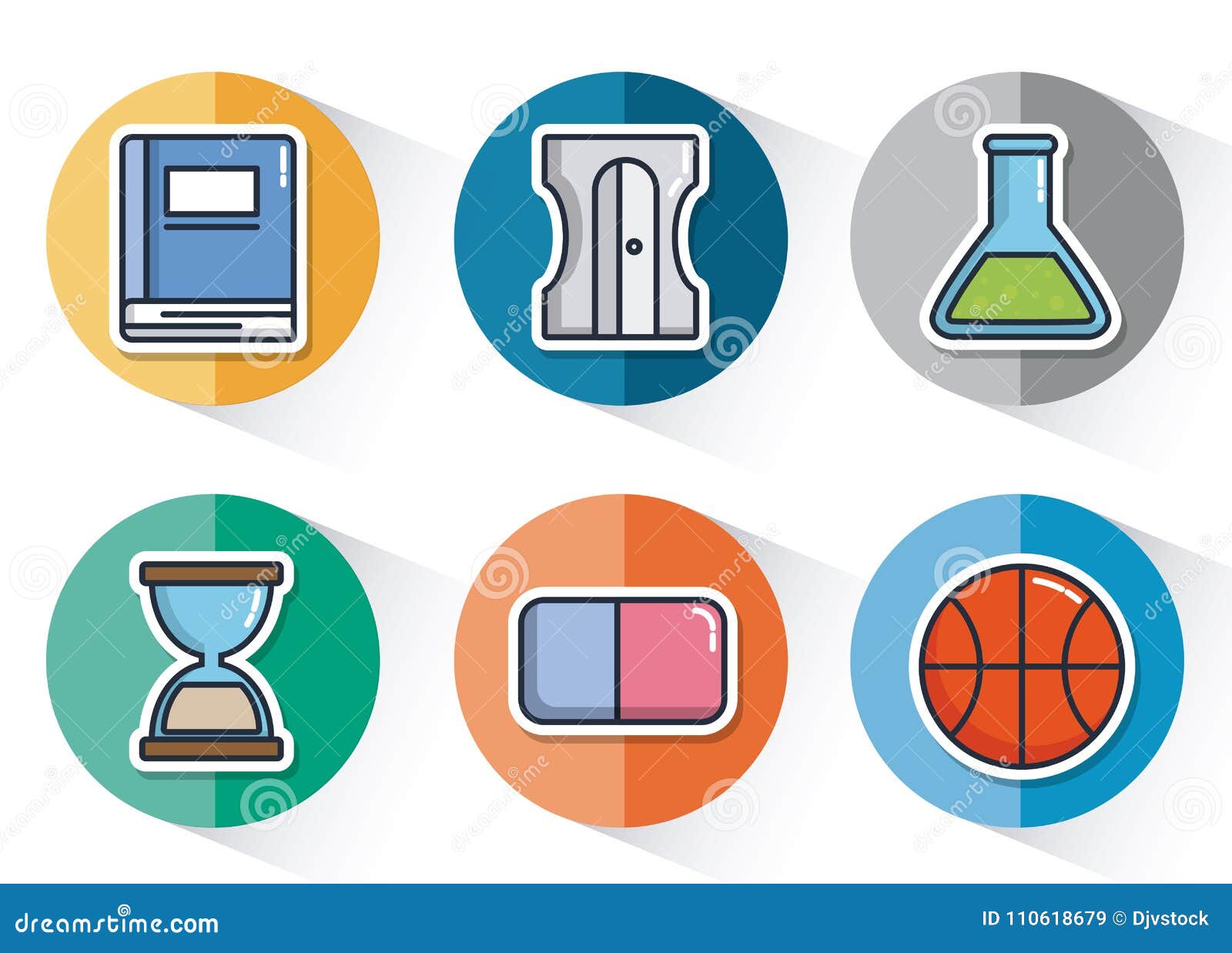 School elements design stock vector. Illustration of design - 110618679