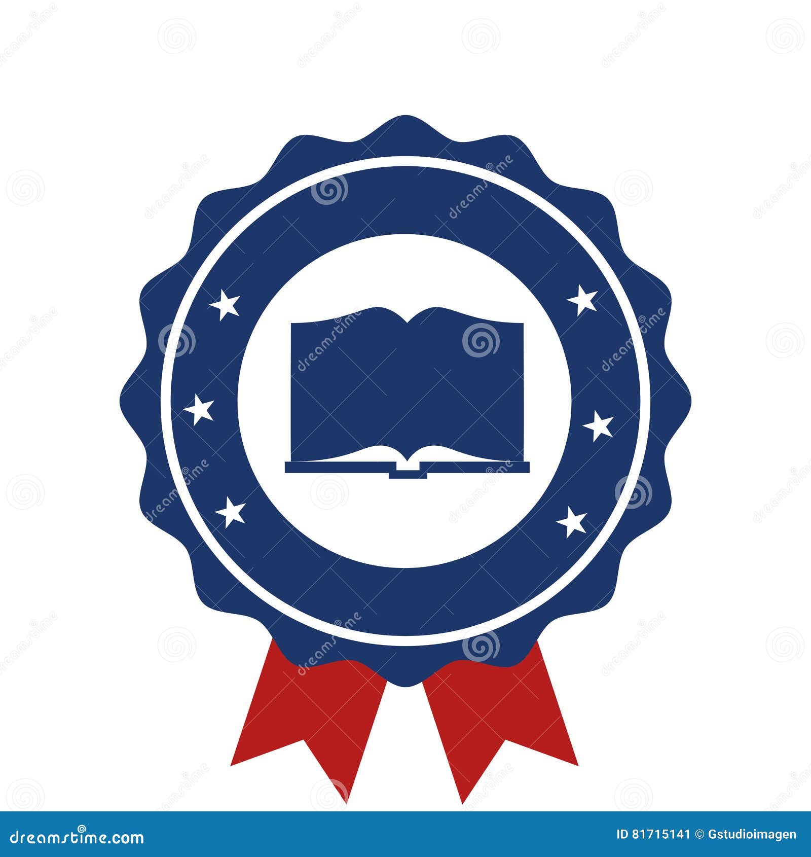 School Emblem Frame Icon Stock Vector Illustration Of Shape 81715141
