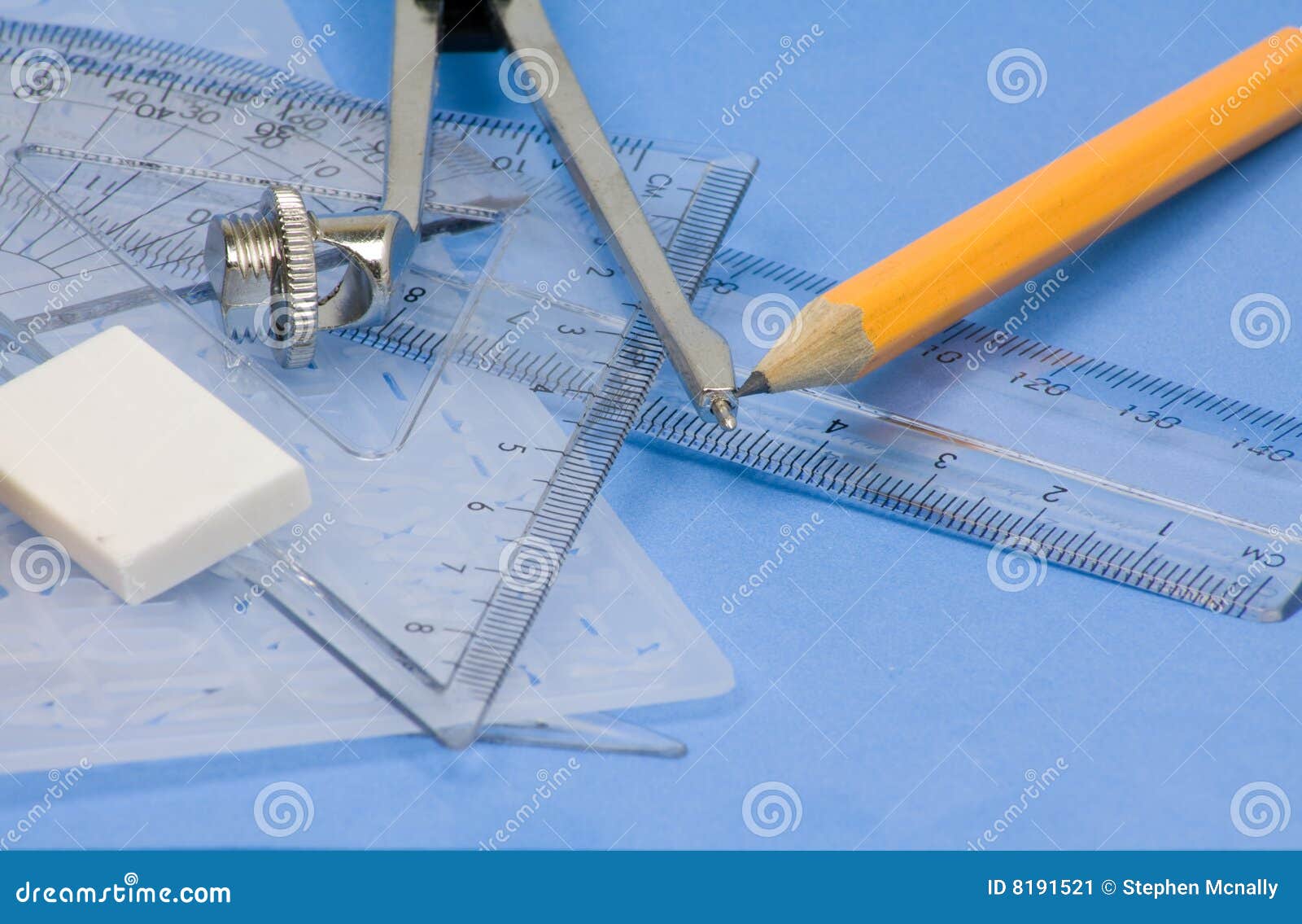 Compass And Protractor Stock Photo | CartoonDealer.com #57145692