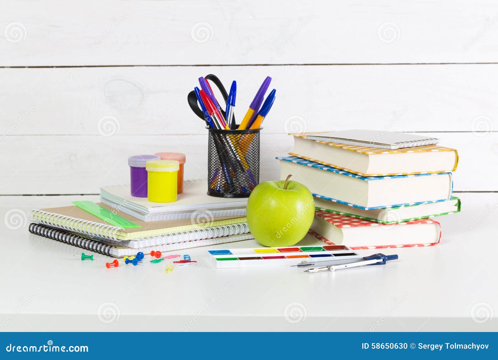 School equipment stock photo. Image of plastic, concept - 58650630