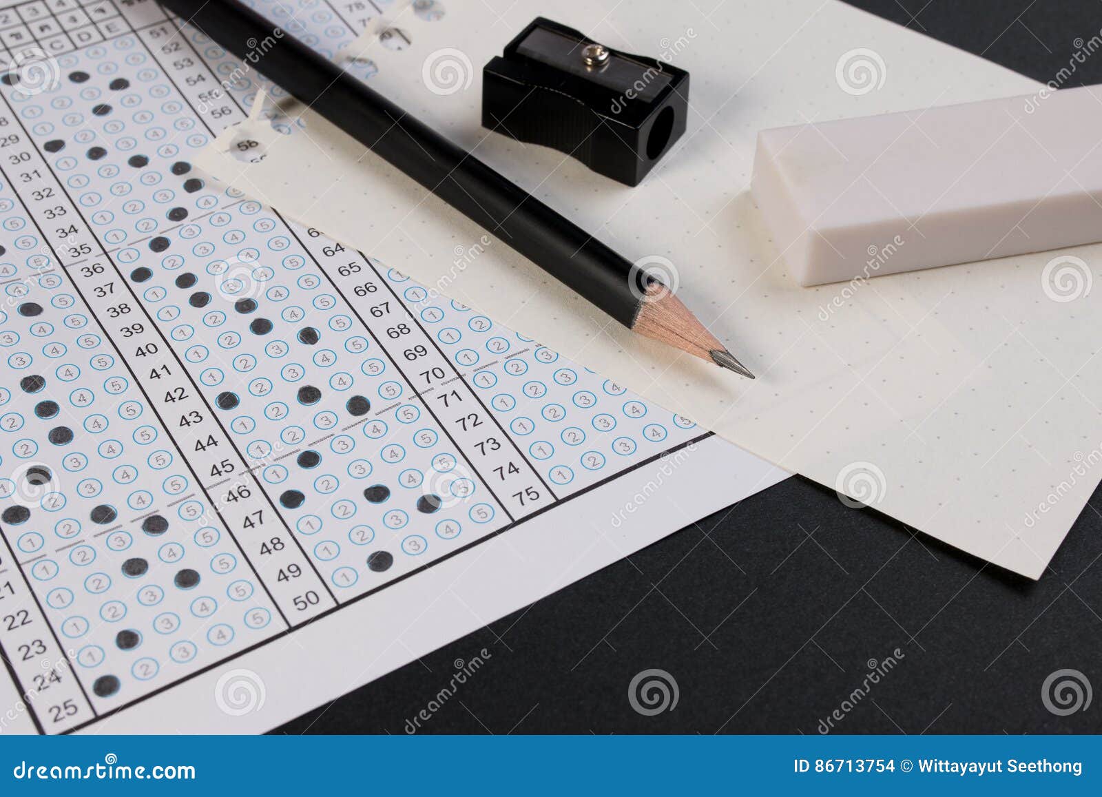 School Exam Answer Sheet and Pen. Standard Test Form or Answer Sheet ... School Exam Answer Sheet and Pen. Standard Test Form or Answer Sheet ...