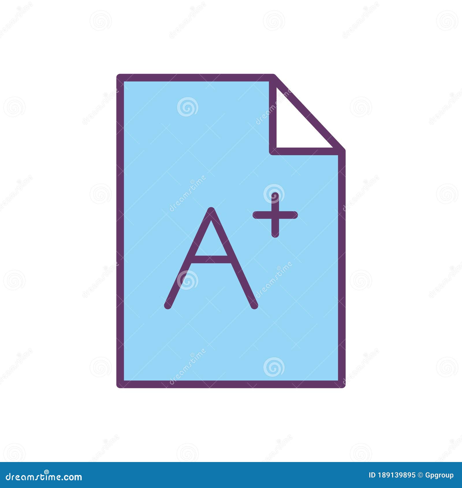 School Exam with Note Line and Fill Style Icon Vector Design Stock ...