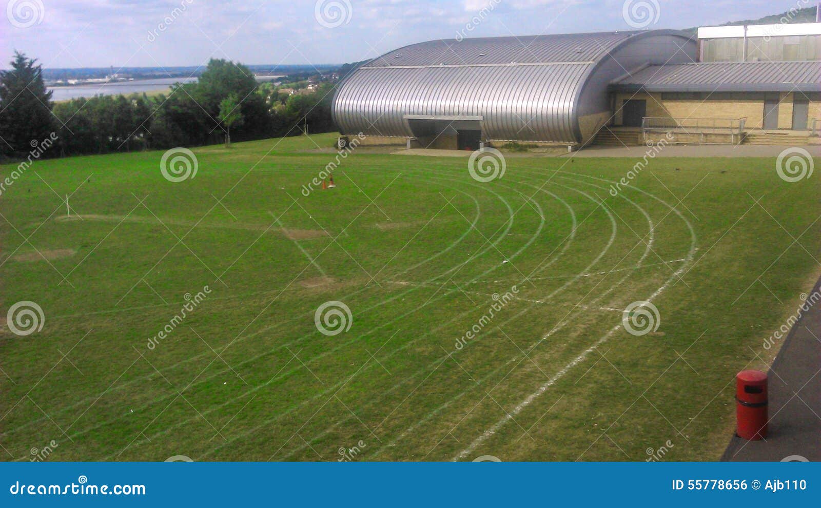 School field and track stock photo. Image of learn, race - 55778656