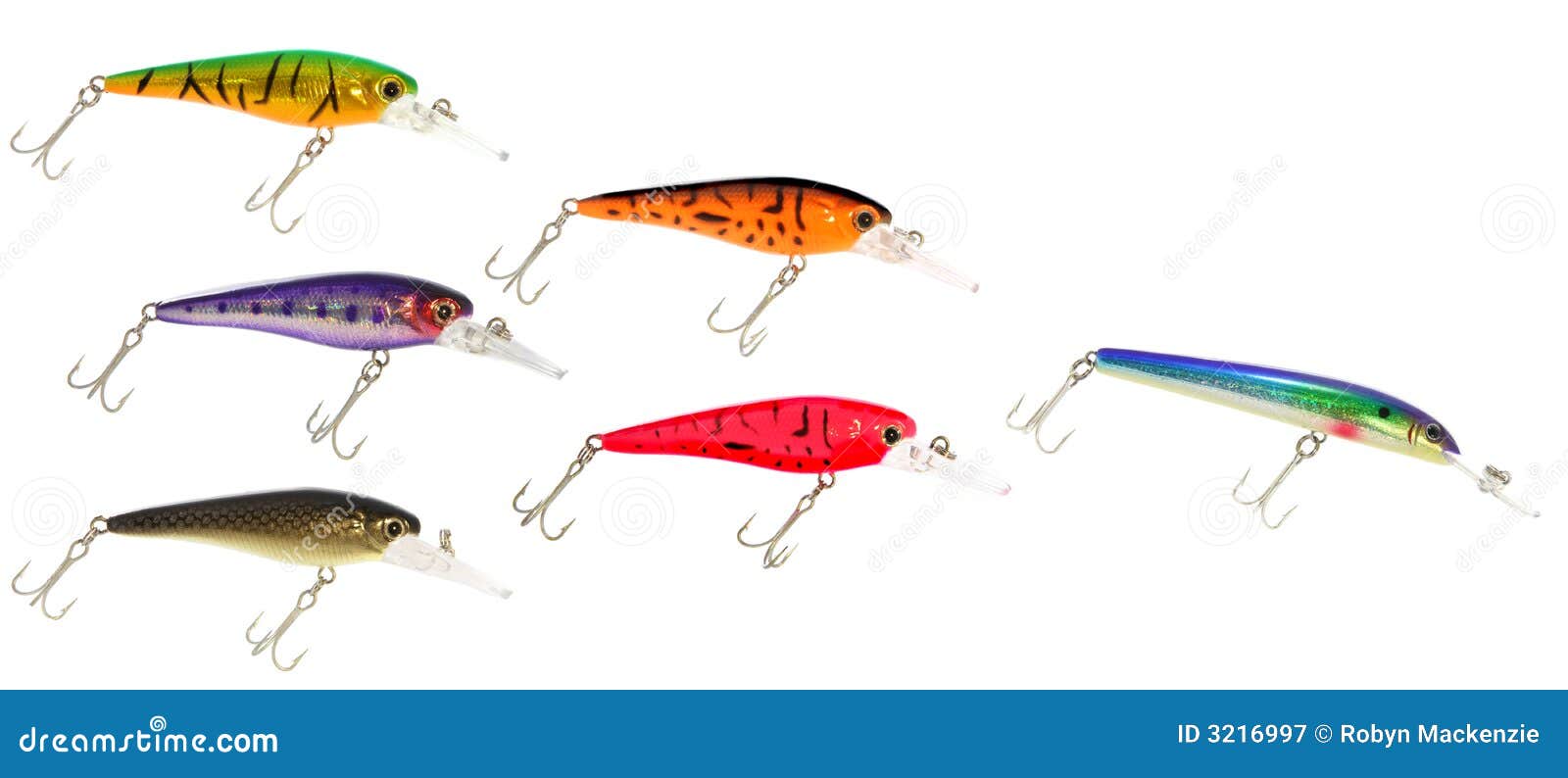 School of Fishing Lures stock image. Image of incentive - 3216997
