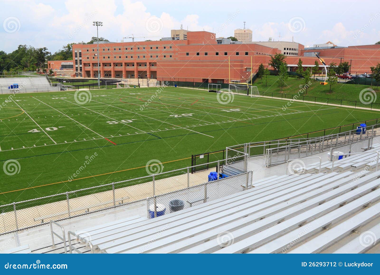 School Football Field stock photo. Image of teamwork - 26293712