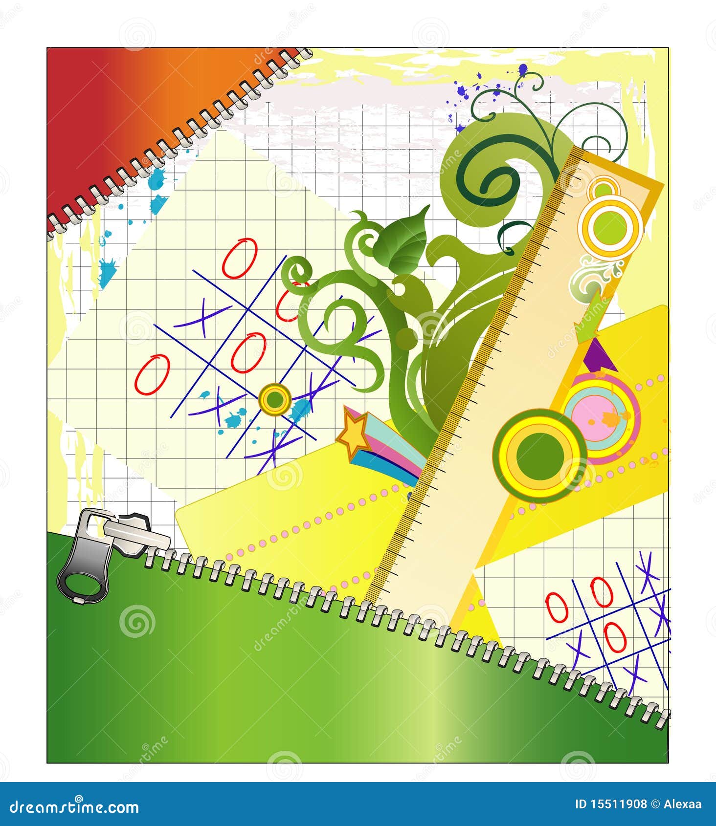 School frame stock illustration. Illustration of banner - 15511908