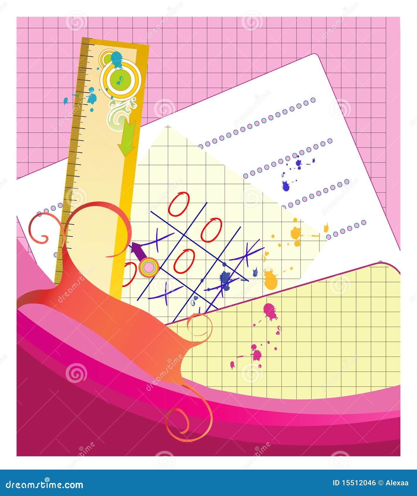 School frame stock illustration. Illustration of beautiful - 15512046