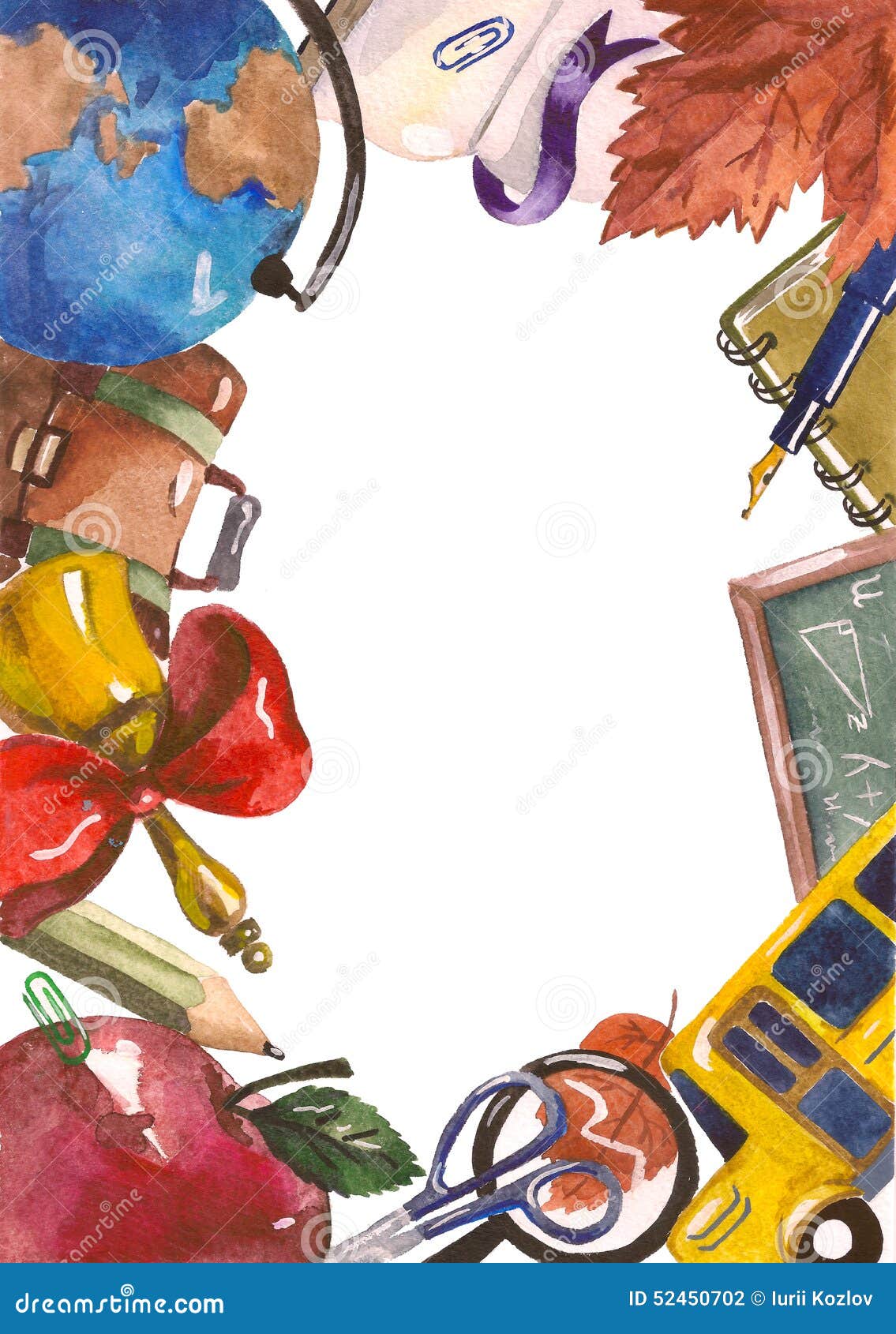 School frame stock illustration. Illustration of desk - 52450702