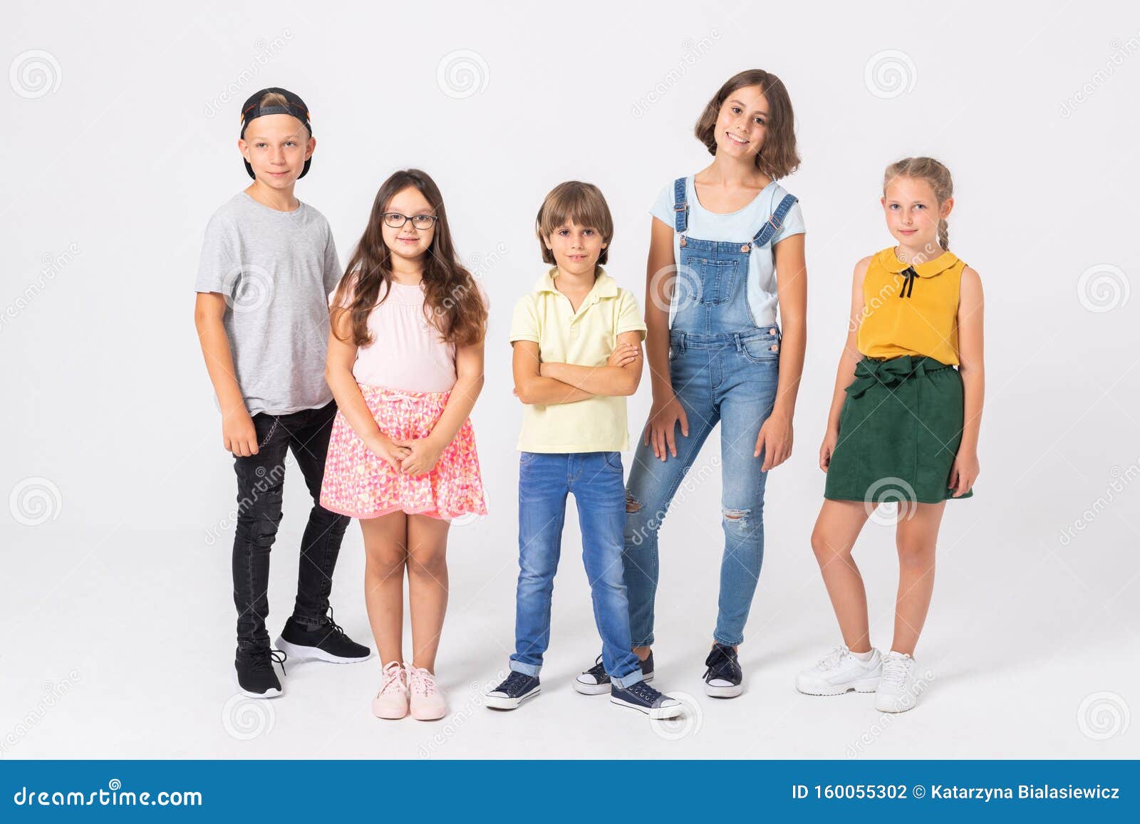 School friends together stock photo. Image of childhood - 160055302