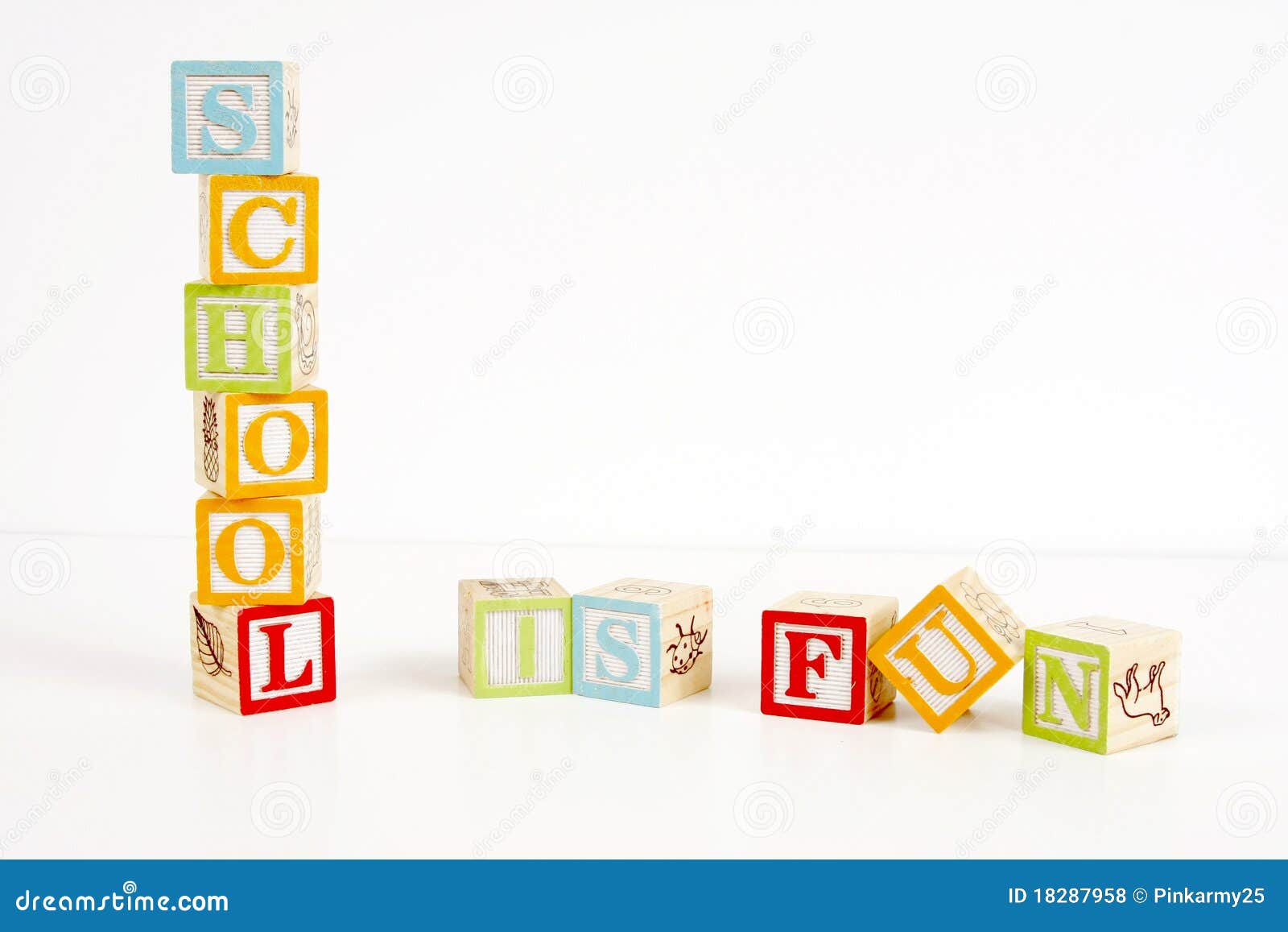 School is Fun stock photo. Image of colorful, work, childrens - 18287958