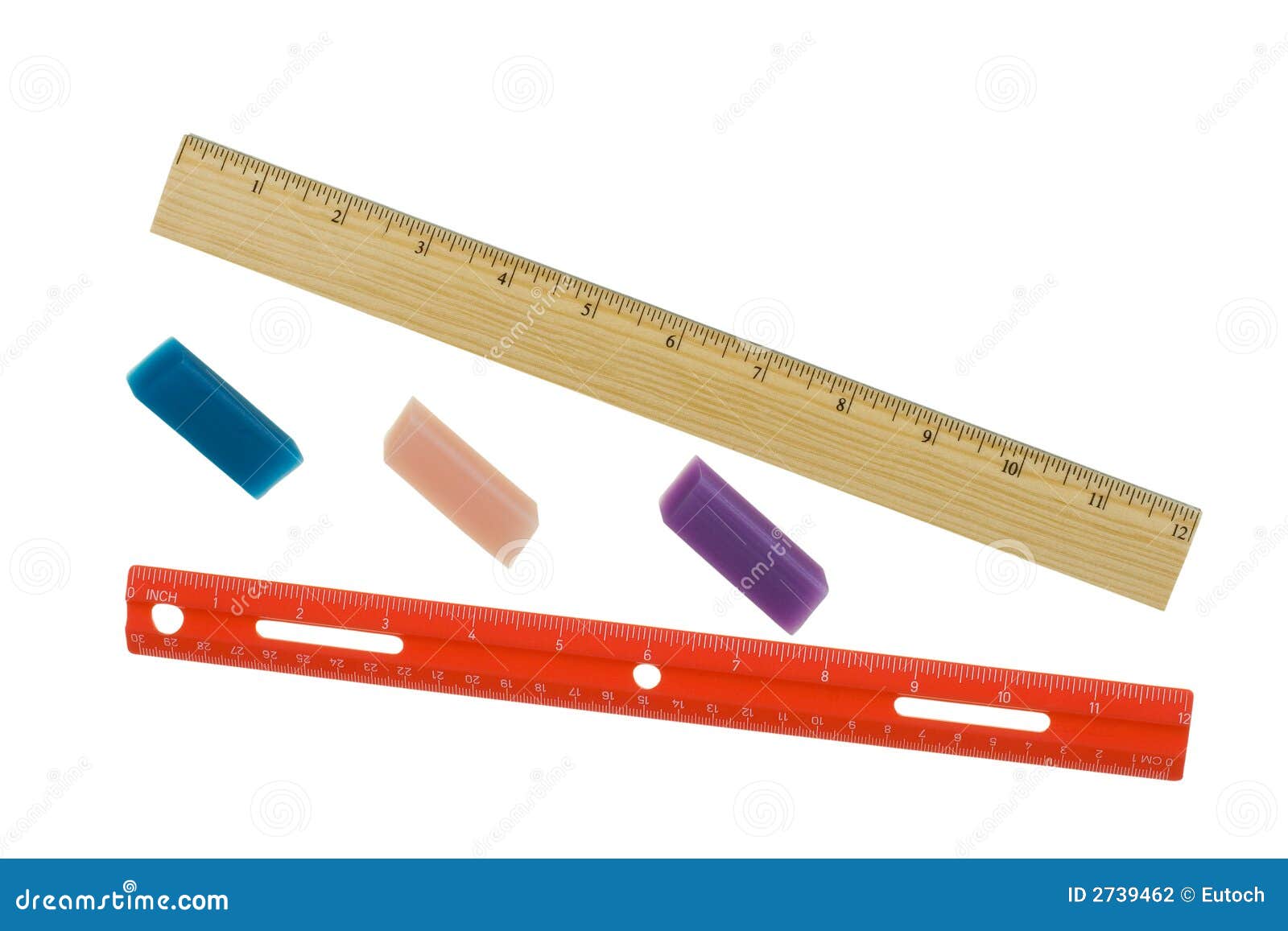 Geometry Set stock photo. Image of eraser, ruler, isolate - 2739462