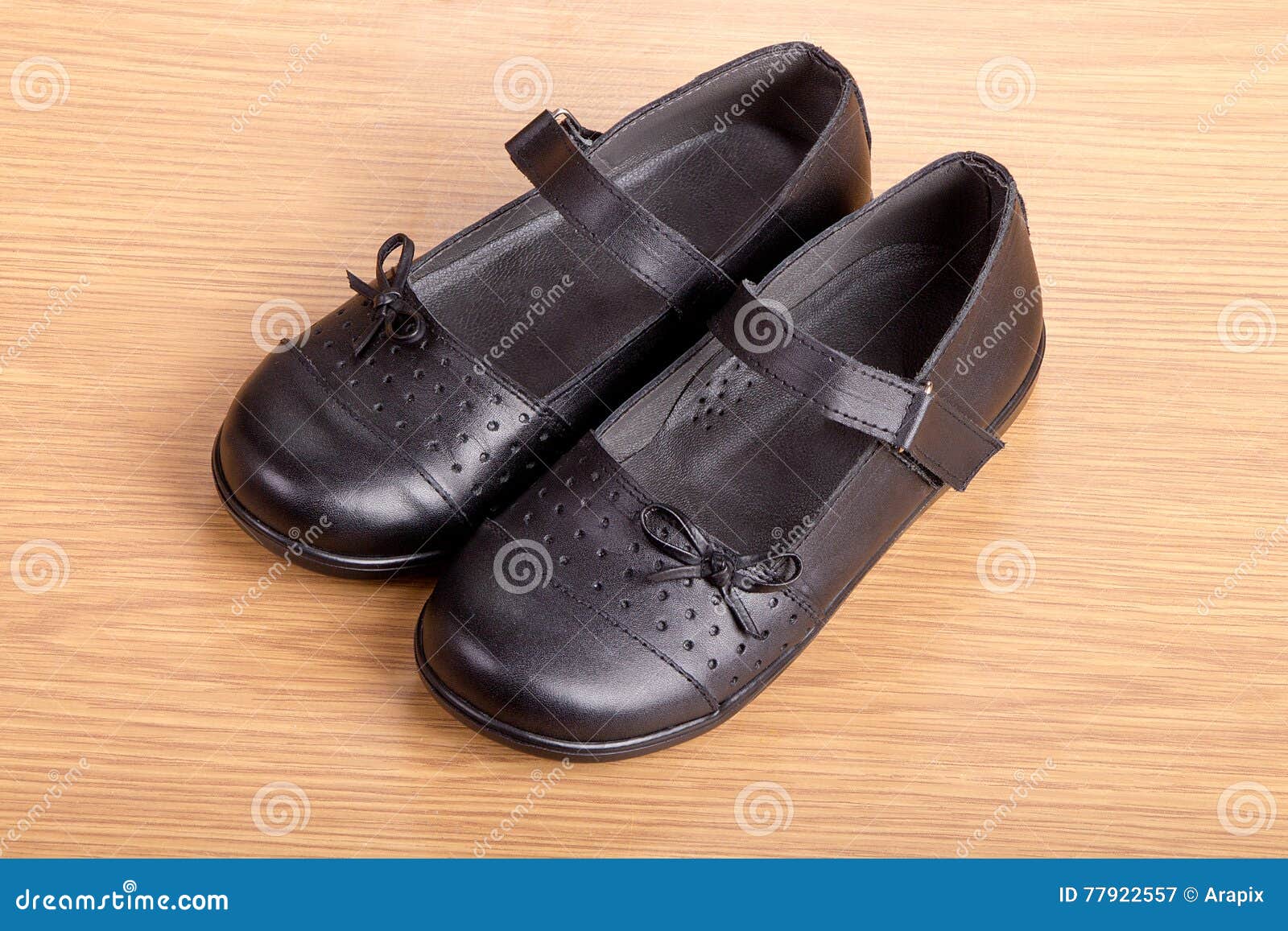 School Girl Black Shoes stock image. Image of retro, infant - 77922557