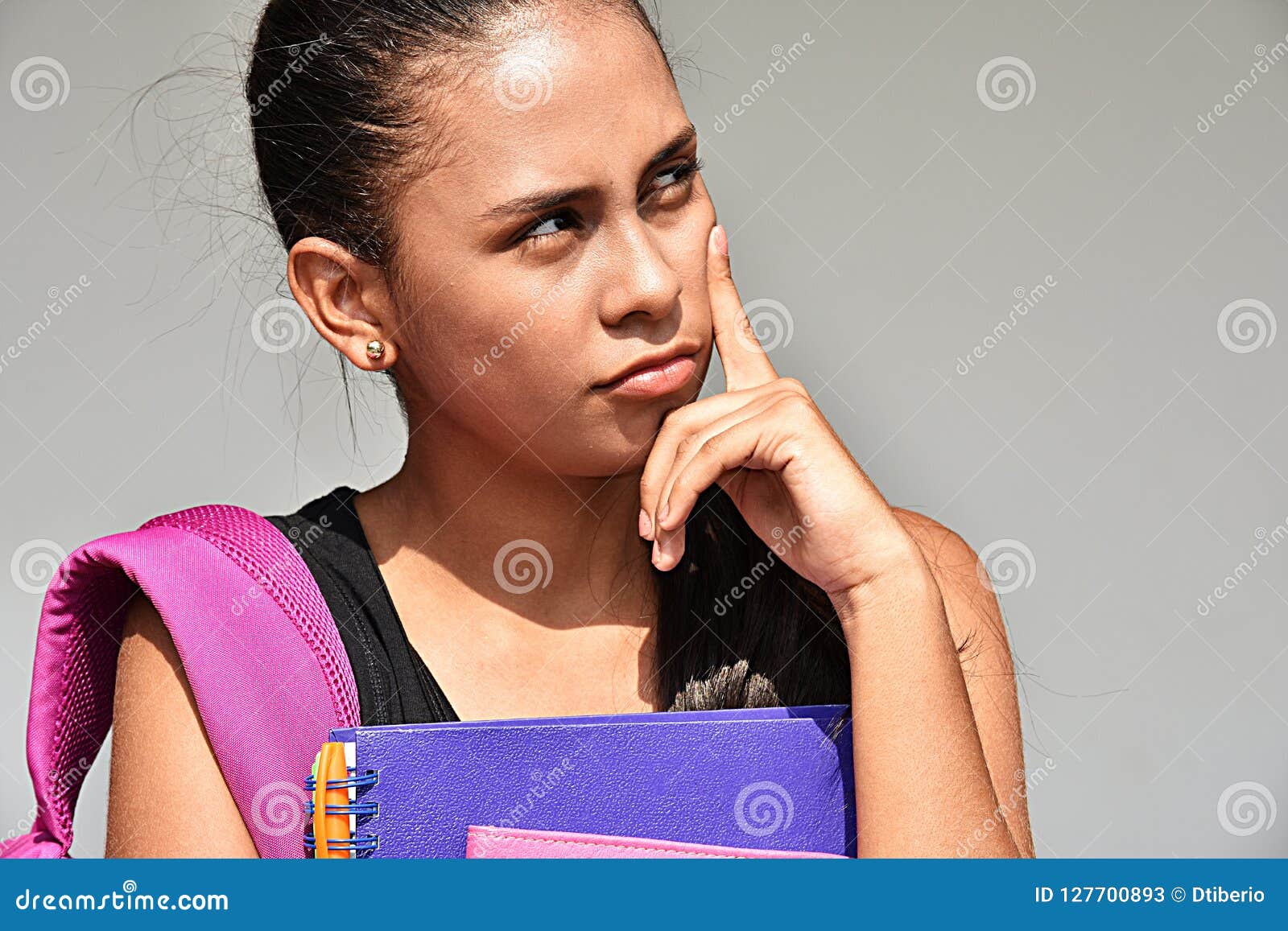 School Girl Decision Making Stock Image - Image of childhood, girl ...
