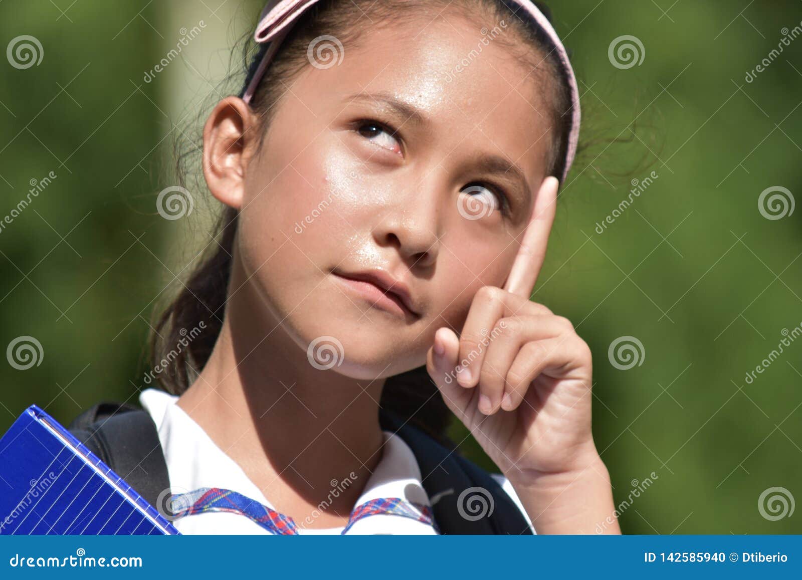 School Girl Decision Making Stock Photo - Image of young, academic ...