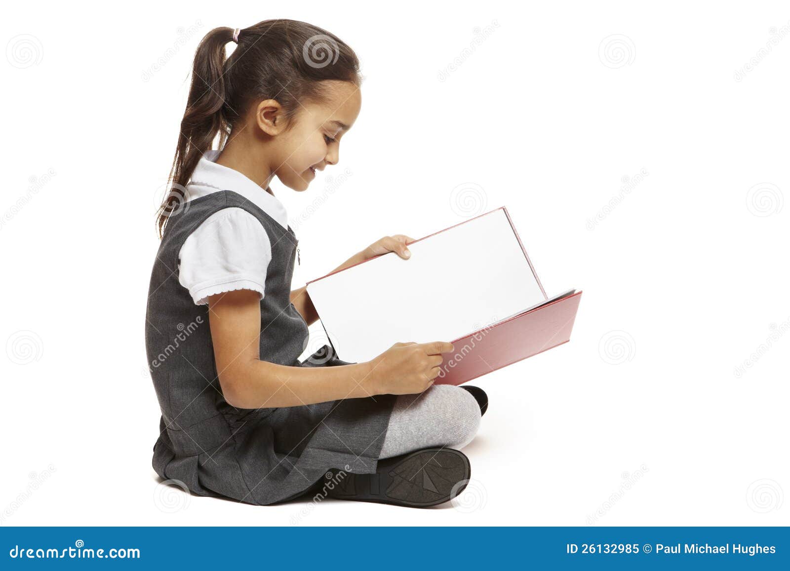 Girl Sitting Reading