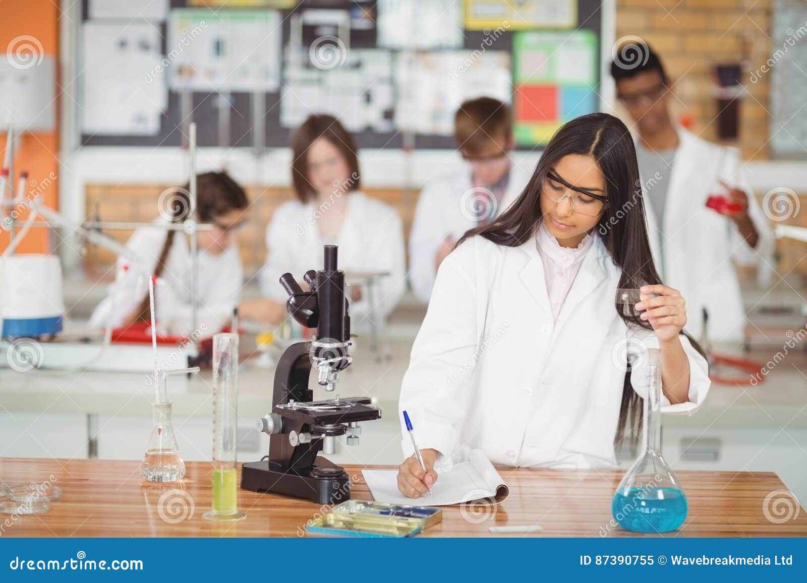 Experimenting In A Laboratory Stock Photography | CartoonDealer.com ...