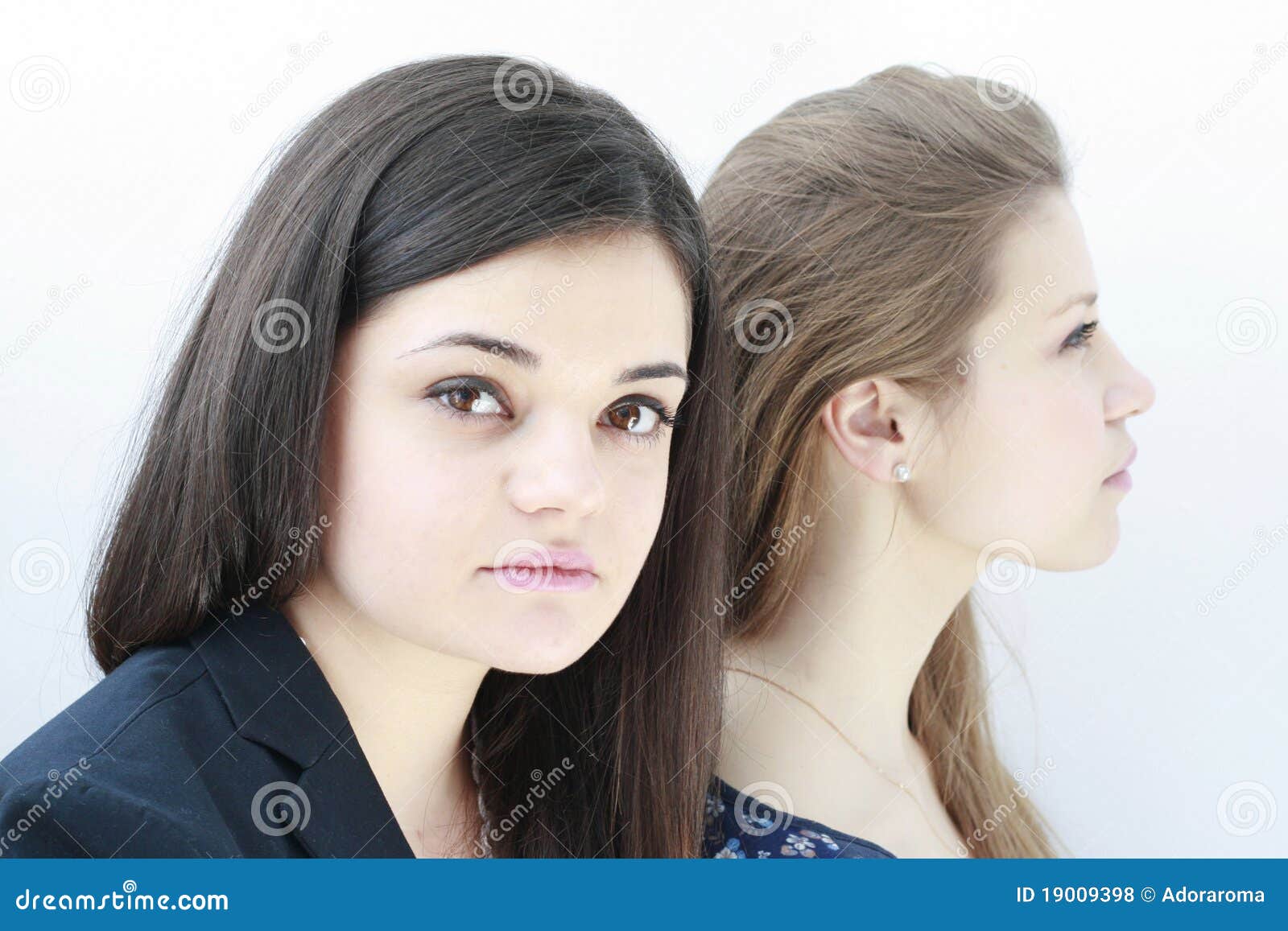 School Girls Having Conflict Stock Photo - Image of human, suit: 19009398
