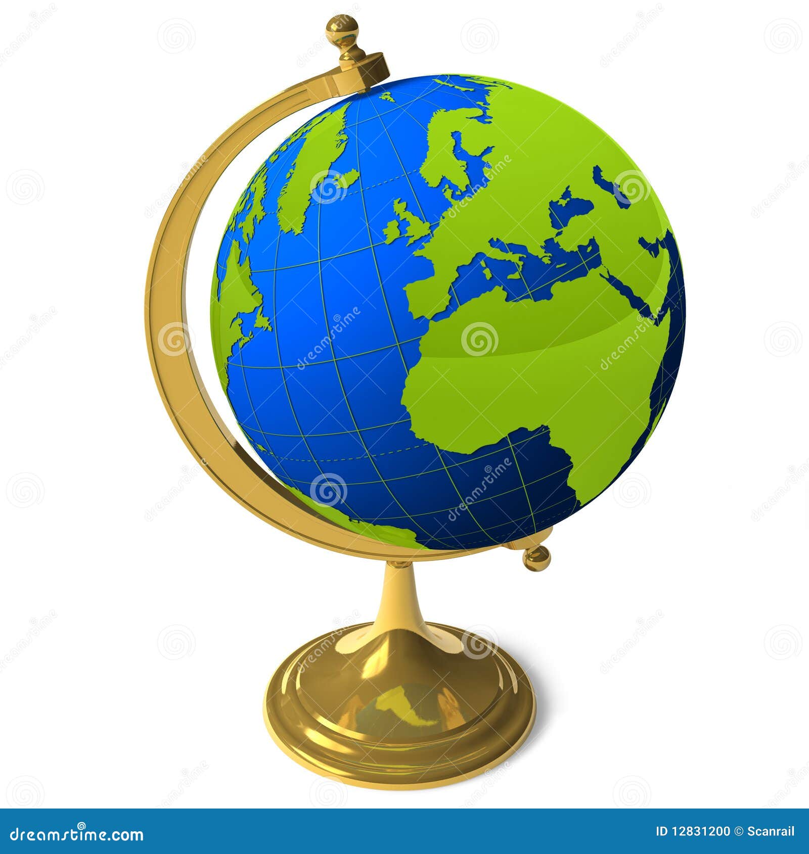 School Globe Linear Icon Vector Illustration | CartoonDealer.com #81108646