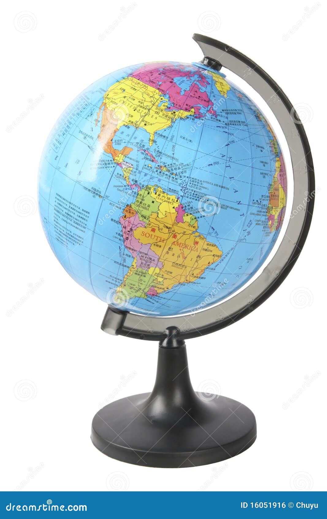 School globe stock photo. Image of exploration, americas - 16051916