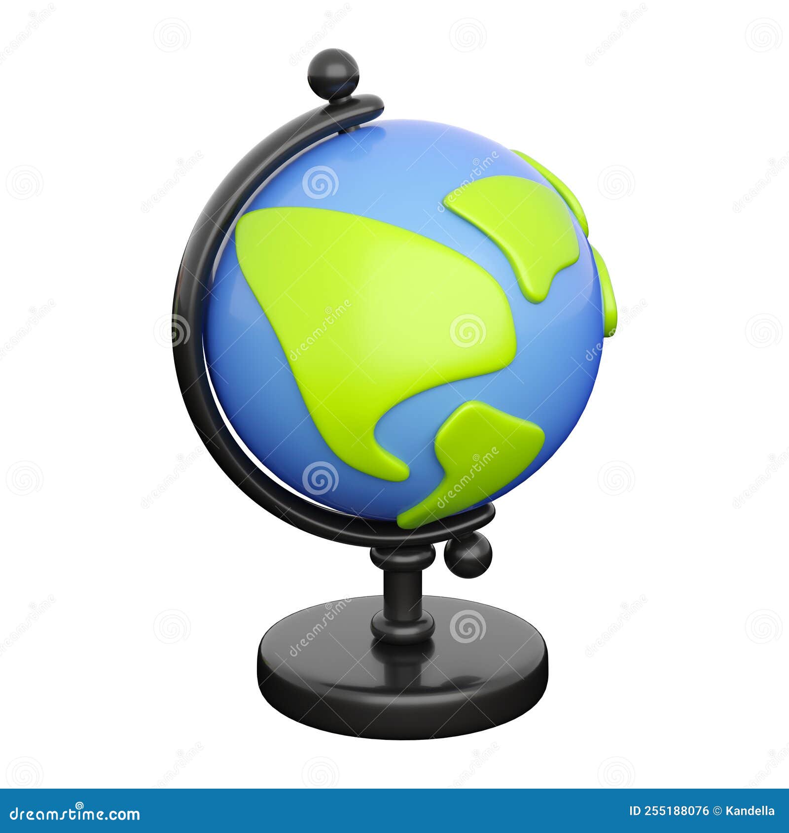 School Globe. 3d High Quality Render Stock Illustration - Illustration ...