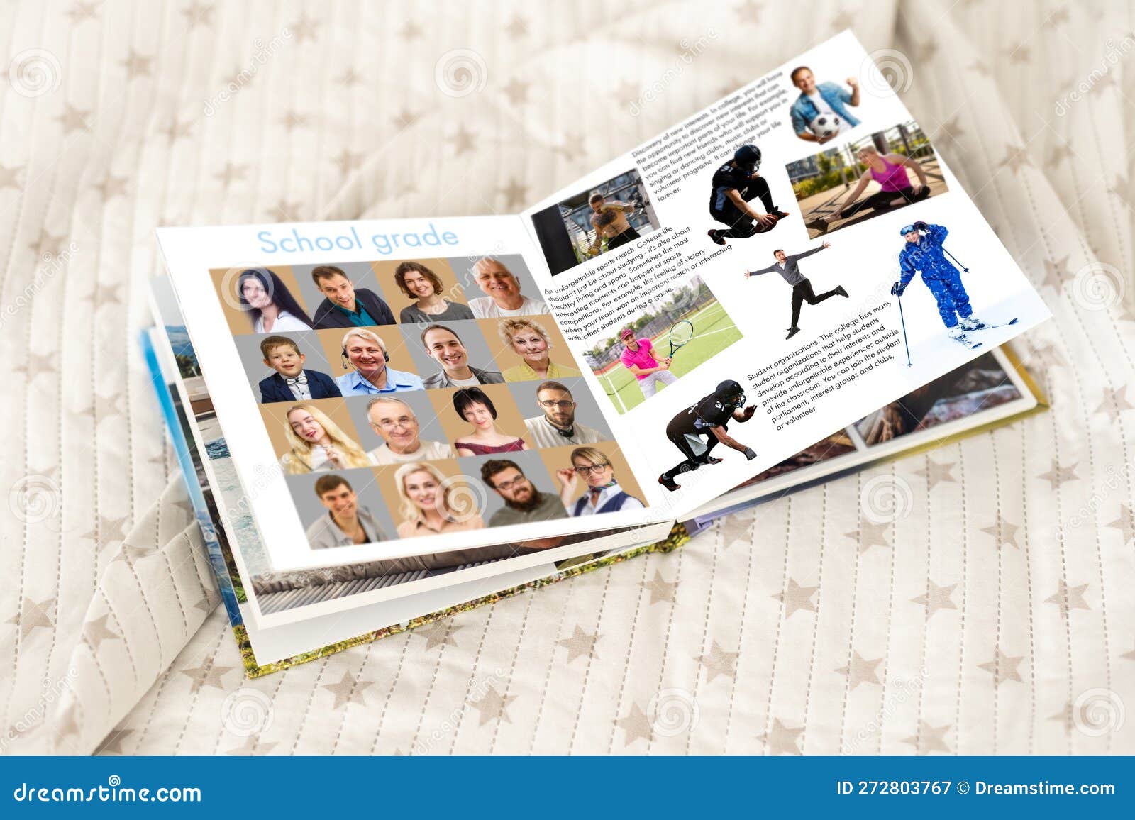 School Graduation Photo Album, Student Stock Image - Image of advanced ...