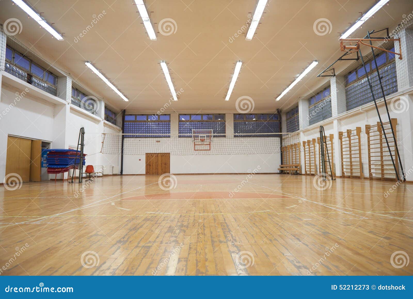 School gym stock image. Image of health, healthy, hall - 52212273