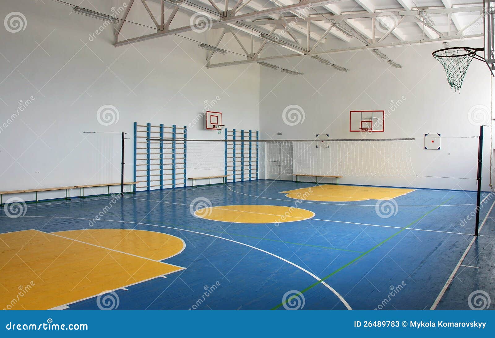 School gym indoor stock image. Image of play, floor, interior - 26489783