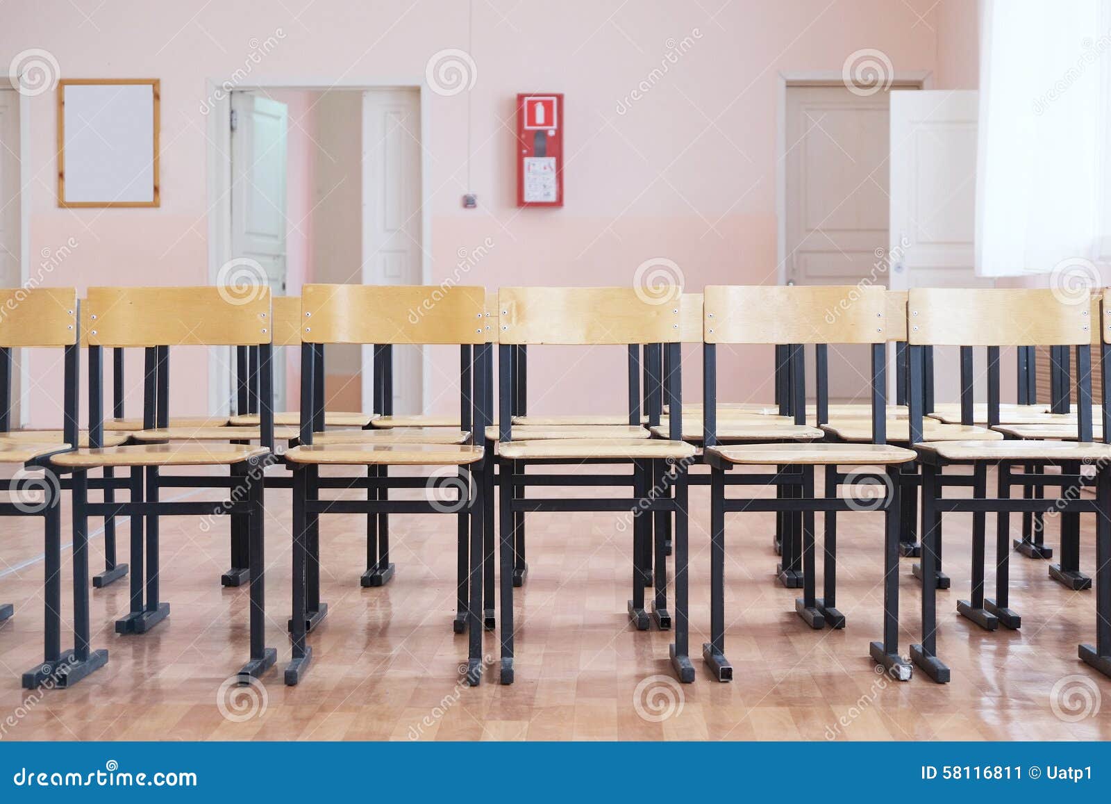 School hall stock image. Image of indoor, presentation - 58116811